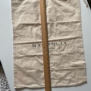 Magnolia | Bags | New Magnolia Market Muslin Drawstring Dust Bag | Poshmark